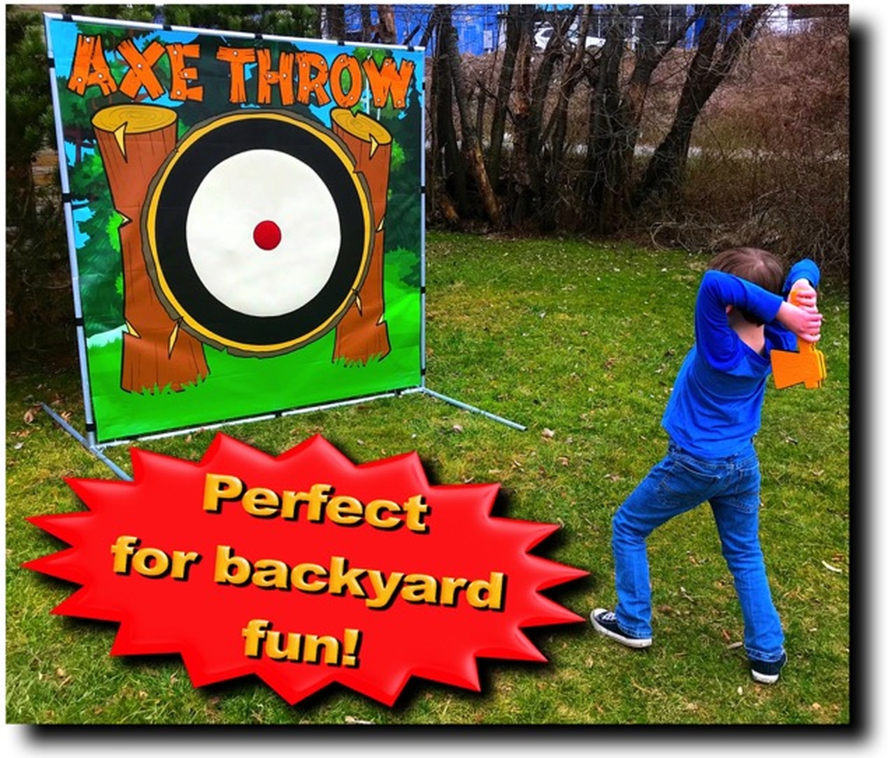 Axe Throw Carnival Game Rental – Bell County Bounce House Rentals